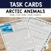 Task Cards Arctic Animals Informational Text Activity Set - The ...