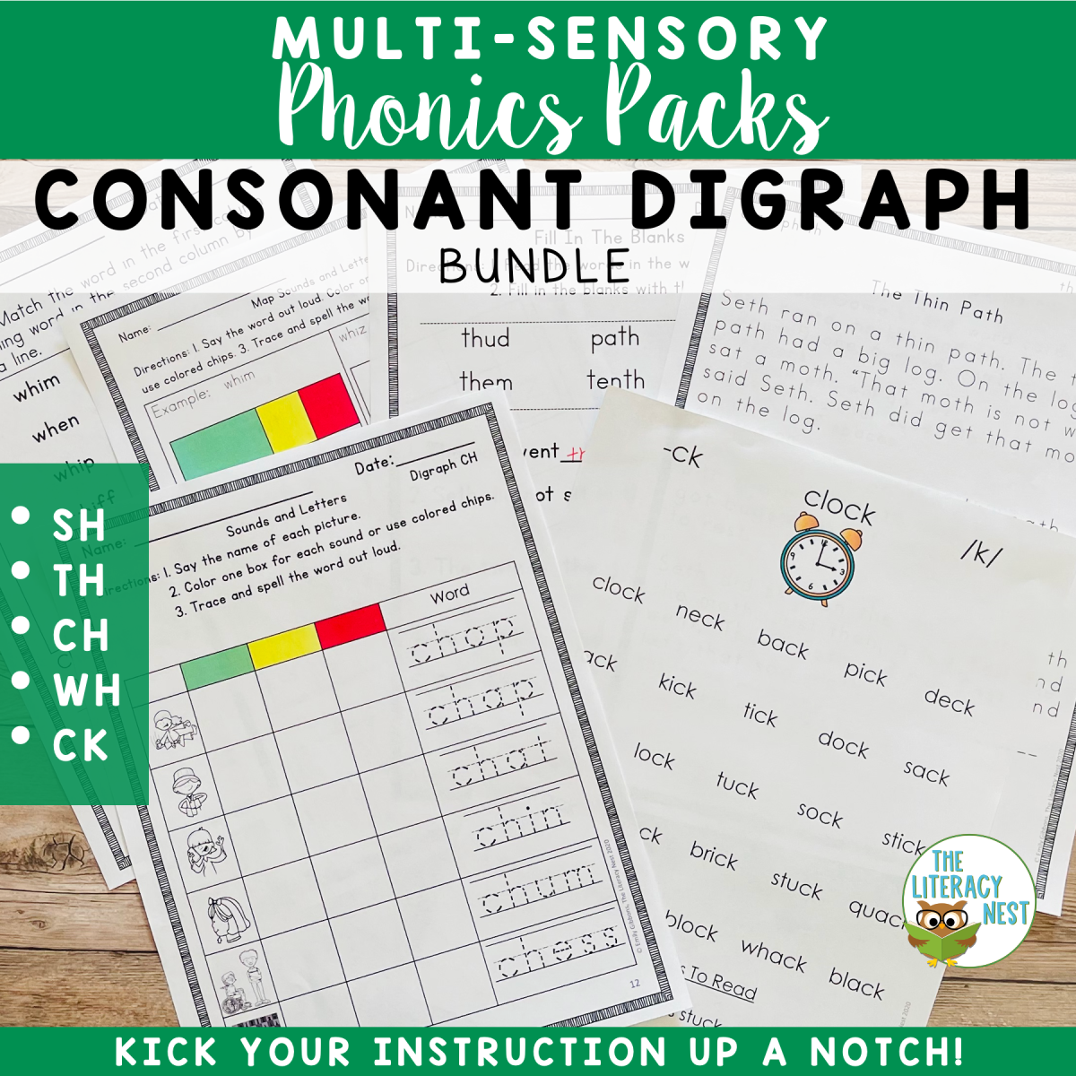Digraph WH Worksheets and Activities for Orton-Gillingham Lessons - The ...