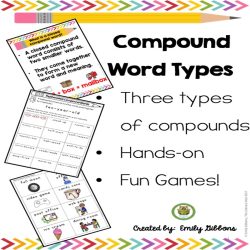 Compound Words: Practice Sheets | Games Multisensory Literacy Activity ...