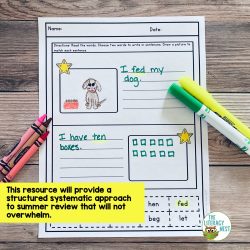 Summer Review: CVC | Phonics Packs Activities Words Worksheets - The ...