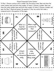 Compound Words: Practice Sheets | Games Multisensory Literacy Activity ...