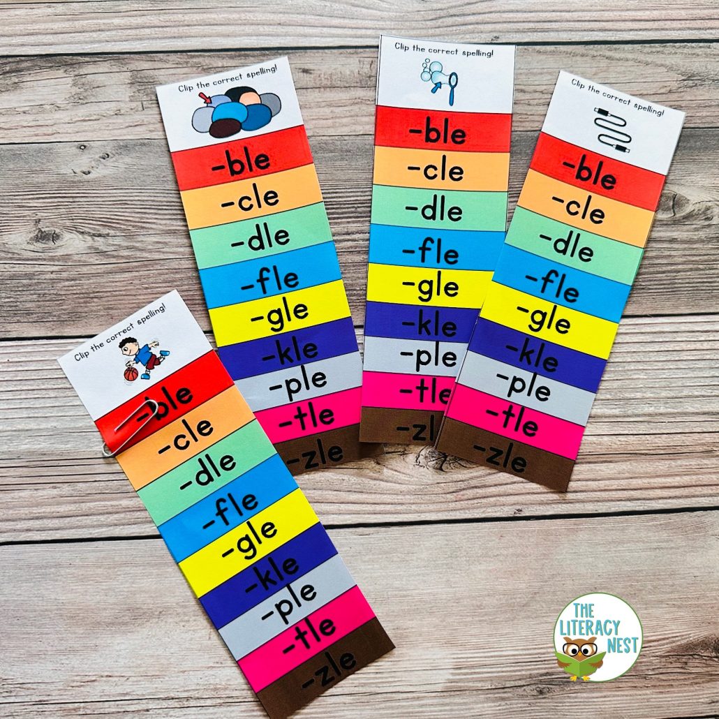 Syllable Type Consonant + LE Orton-Gillingham Multisensory - The ...