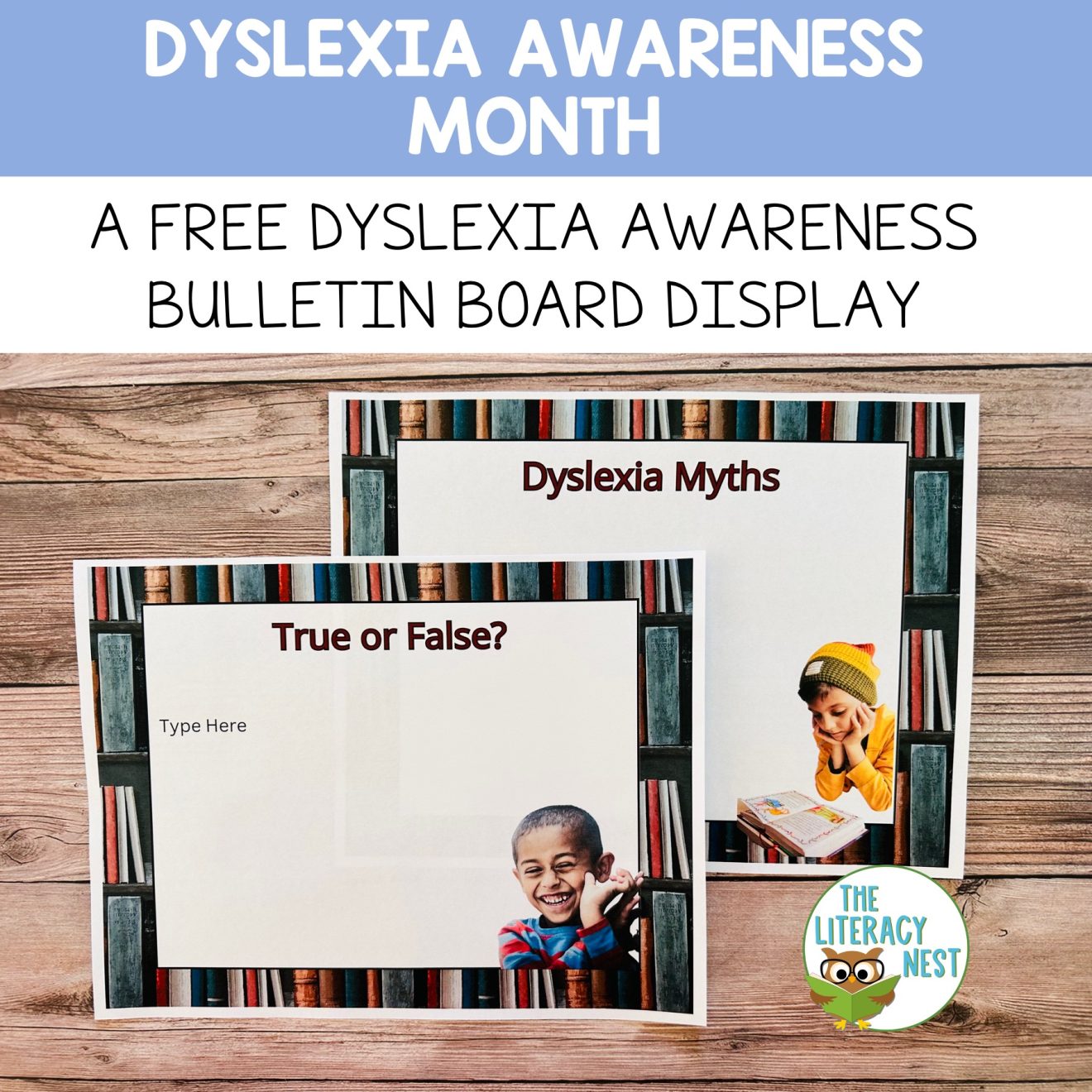 Dyslexia Awareness Month Display Editable for Bulletin Boards and ...