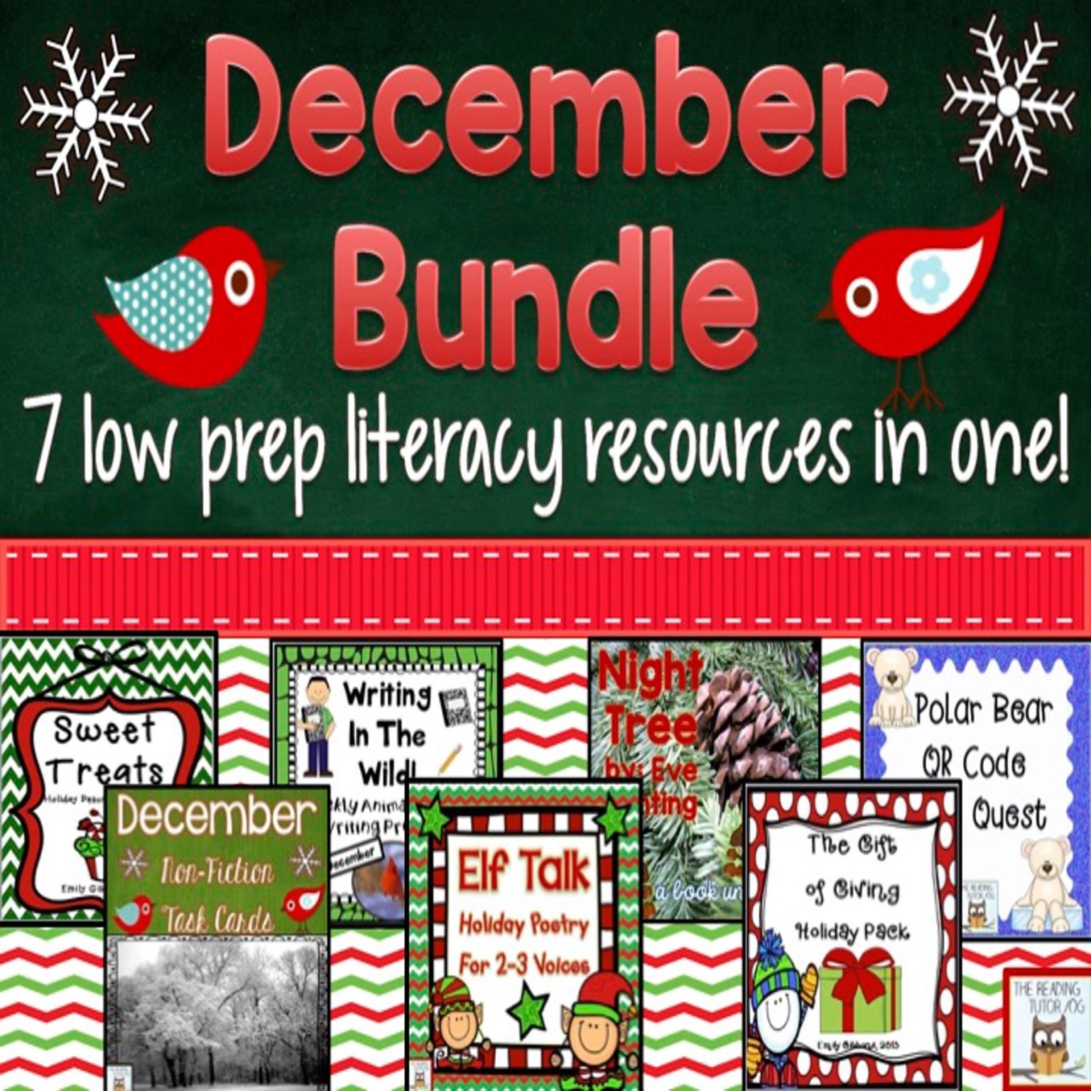Decodable Readers Winter Theme Includes Digital - The Literacy Nest