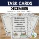 Task Cards Winter Solstice Informational Text Activity - The Literacy Nest
