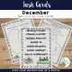 Task Cards: Winter Solstice Informational Text Activity Holidays ...