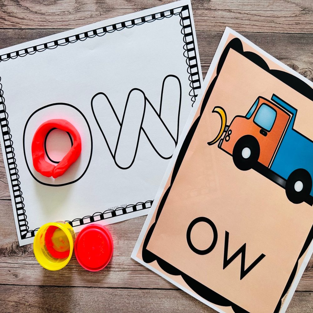 Diphthong OW Phonics Activities for Orton-Gillingham Lessons - The ...