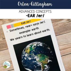 Advanced Orton-Gillingham Activities for EAR /er/ - The Literacy Nest