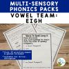 Vowel Team EIGH Phonics Activities for Orton-Gillingham Lessons - The ...
