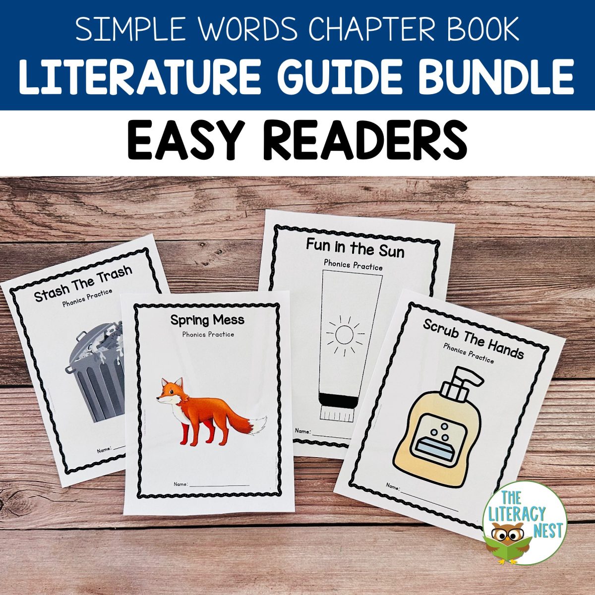 Book Companion Activities for Easy Readers BUNDLE - The Literacy Nest