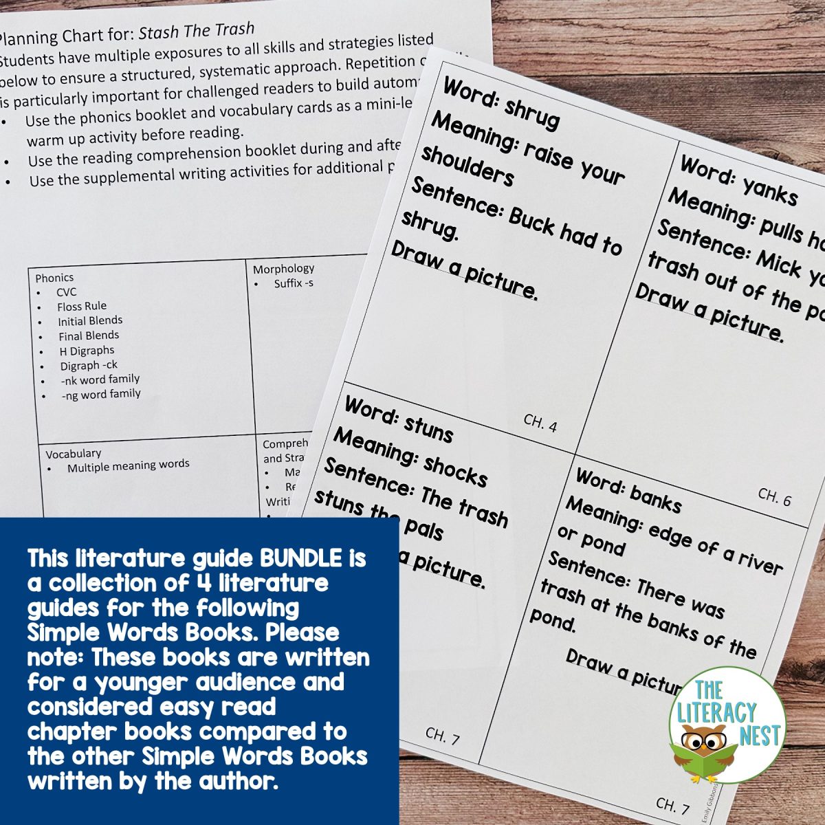 Book Companion Activities for Easy Readers BUNDLE - The Literacy Nest