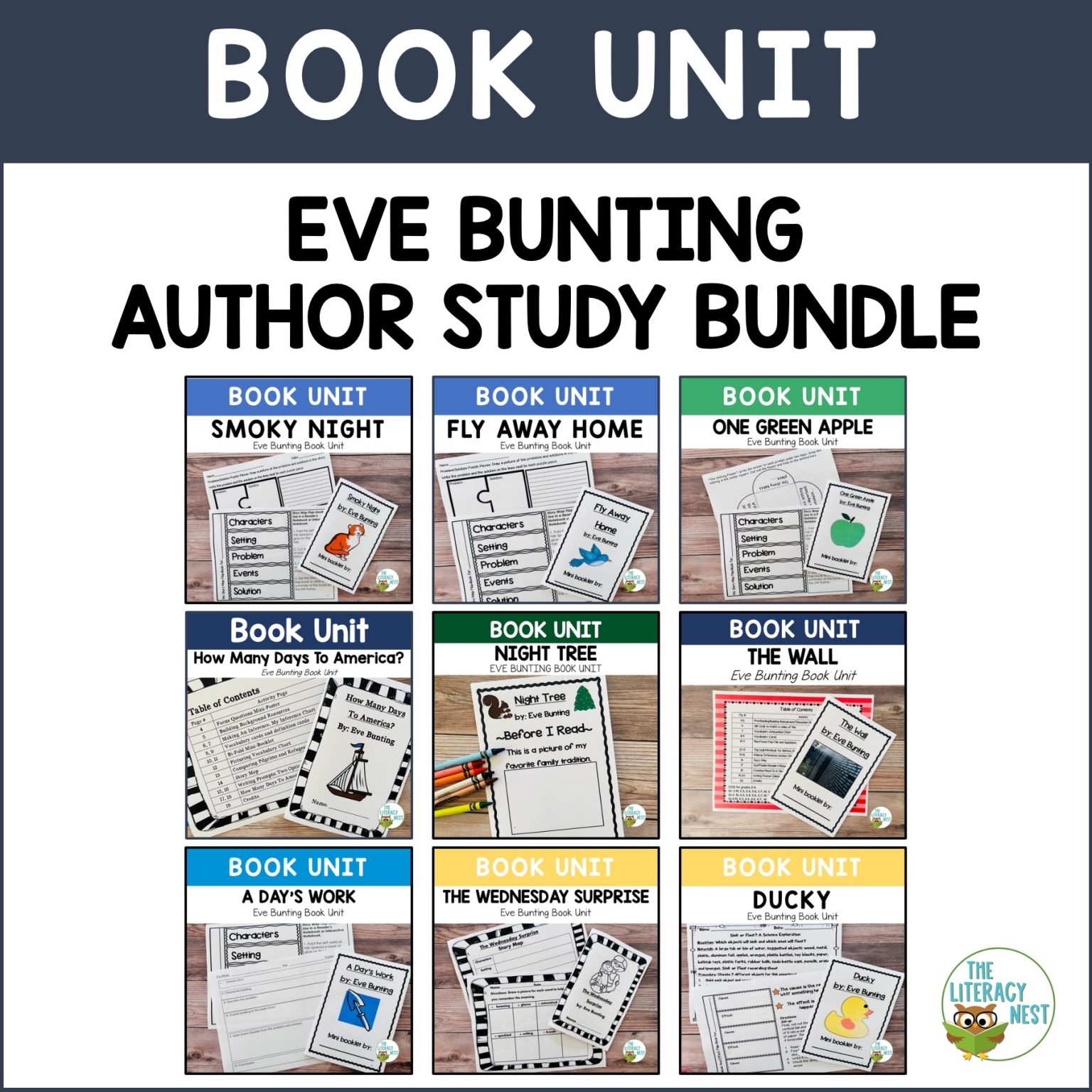Book Companion Activities for One Green Apple by Eve Bunting - The ...