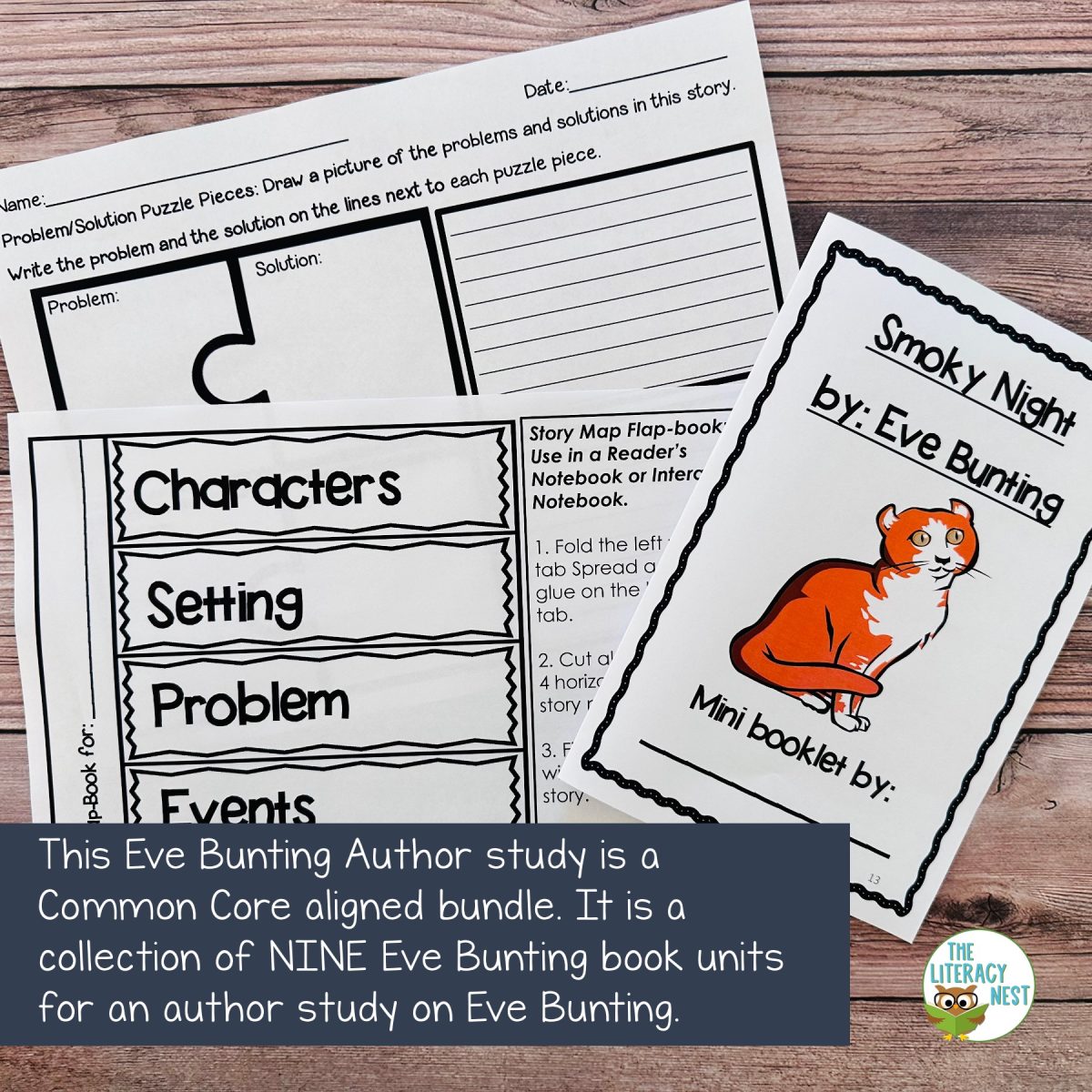 Eve Bunting Author Study - The Literacy Nest