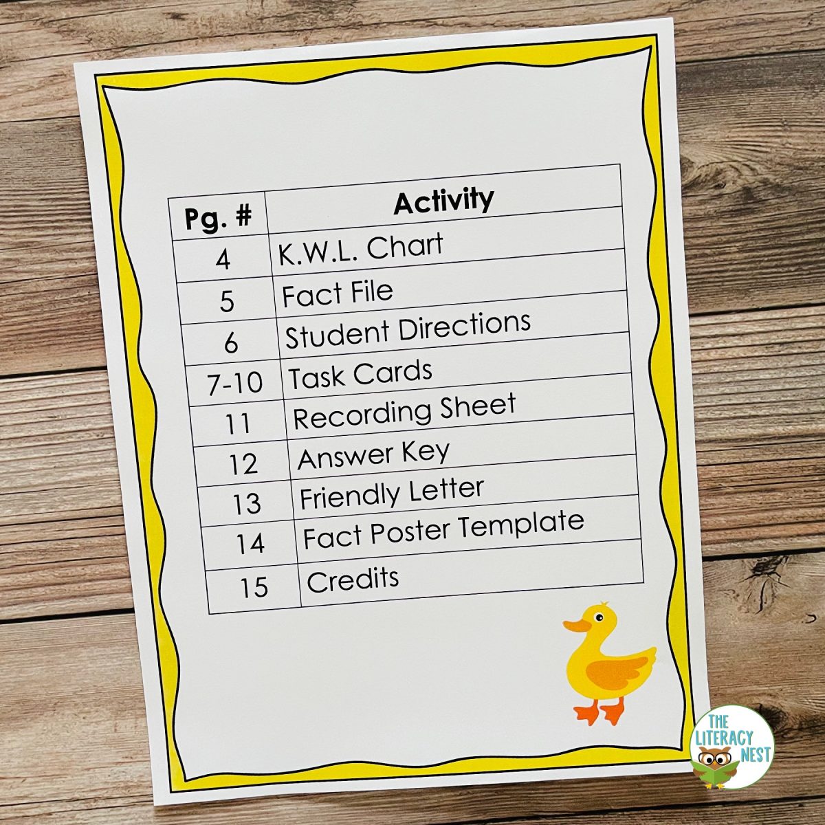 Task Cards Farm Animals Informational for Literacy Centers - The ...