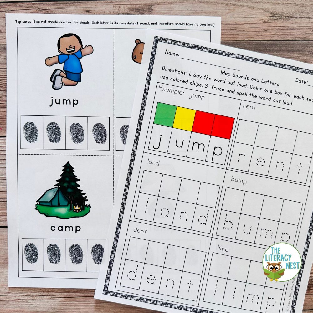 Consonant Blends Final M and N Phonics Activities for Orton-Gillingham ...