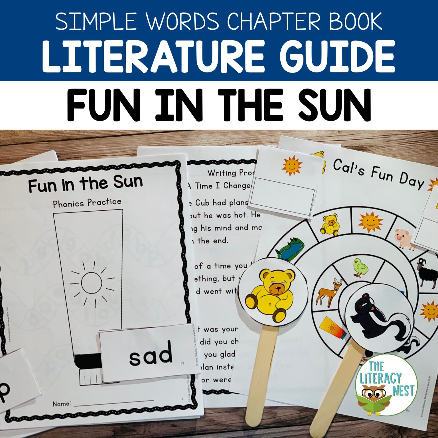 Book Companion Activities for Fun in the Sun Decodable Reader - The ...