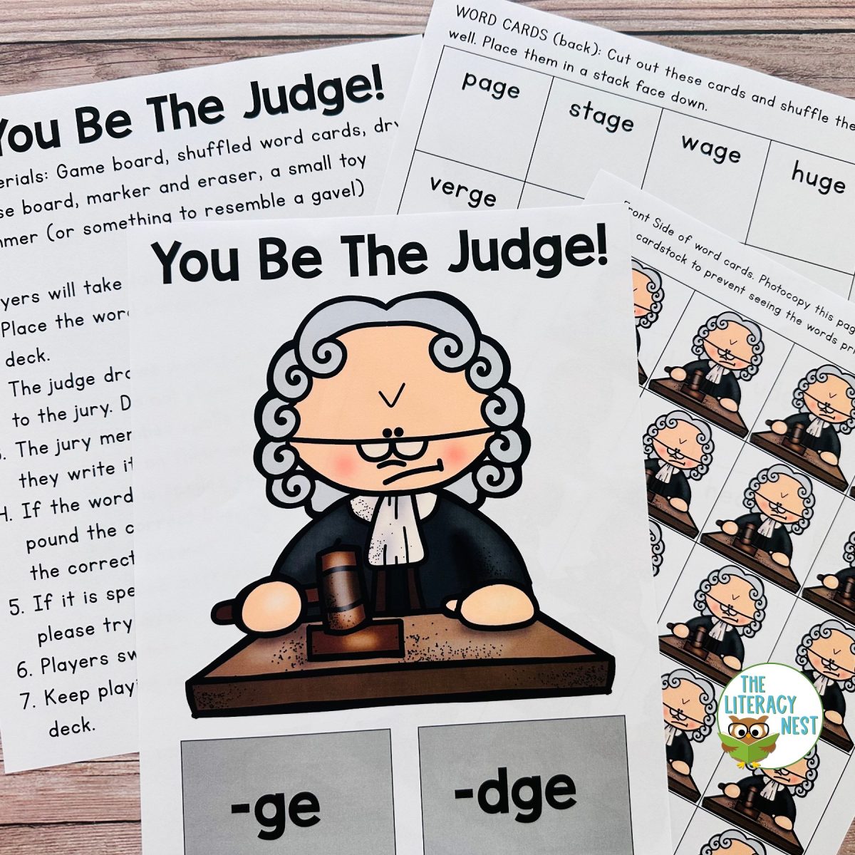 GE/DGE Phonics Activities for Orton-Gillingham Lessons - The Literacy Nest