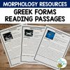 Morphology Reading Passages for Greek Forms - The Literacy Nest