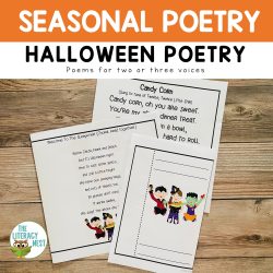 Halloween Poems for Reading Fluency Practice and Partner Reading - The ...