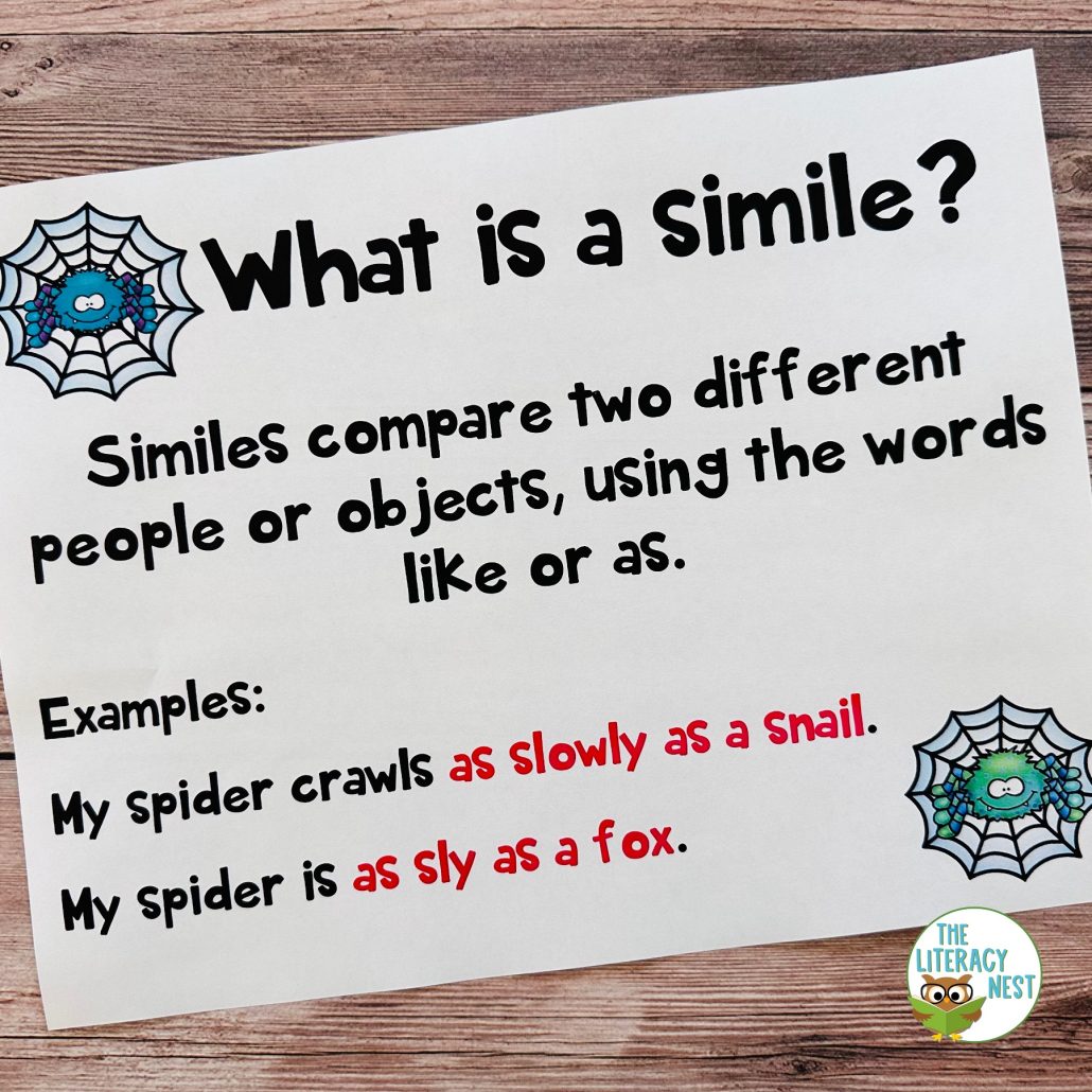 Halloween Similes, Halloween Headbands - The Literacy Nest