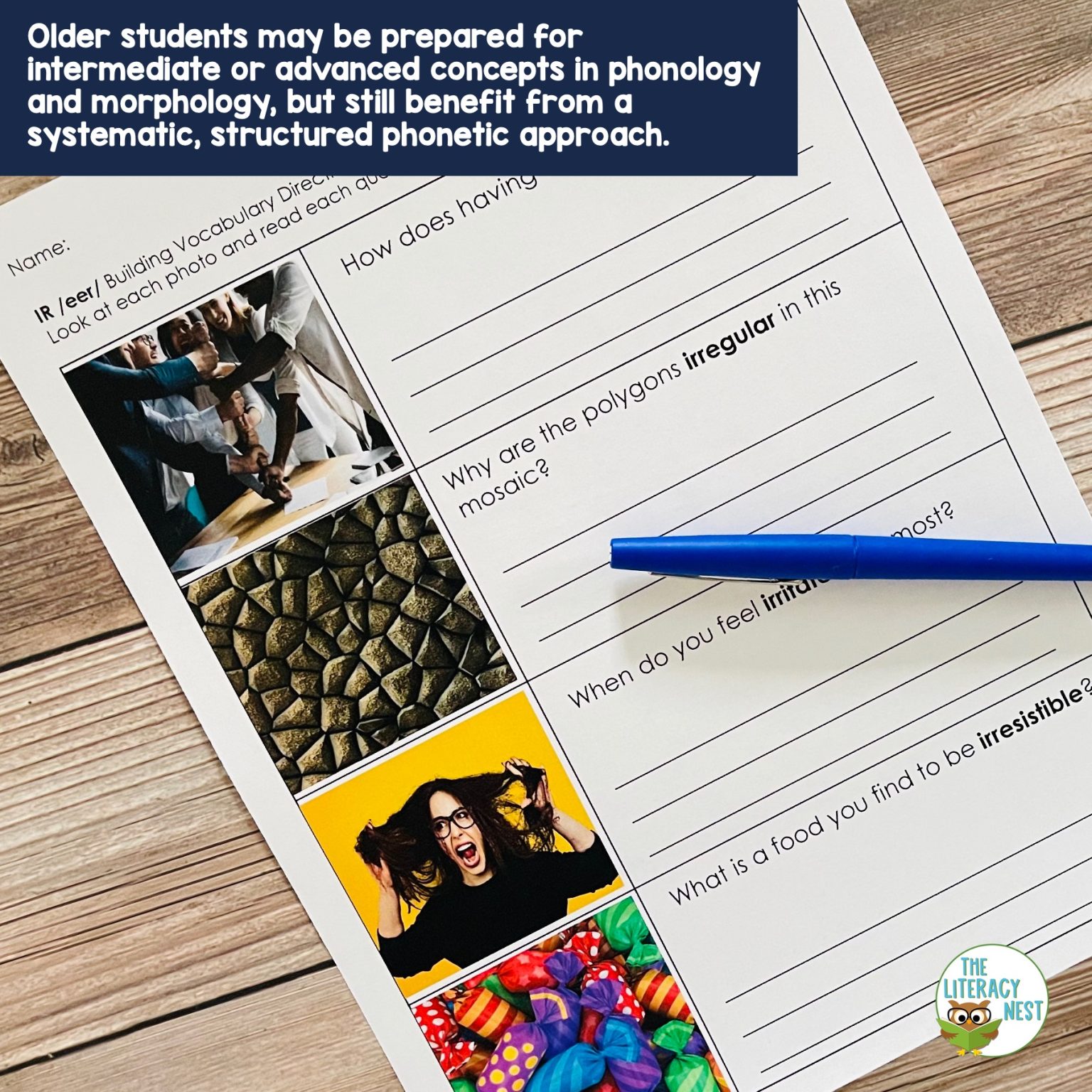 Advanced Orton-Gillingham Activities for IR /eer/ - The Literacy Nest