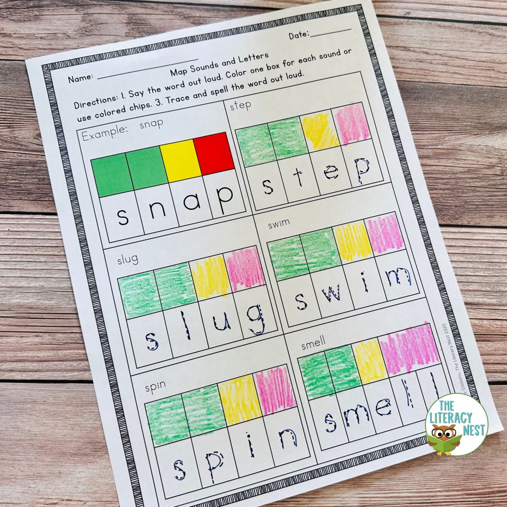 Consonant Blends Initial S Phonics Activities for Orton-Gillingham ...