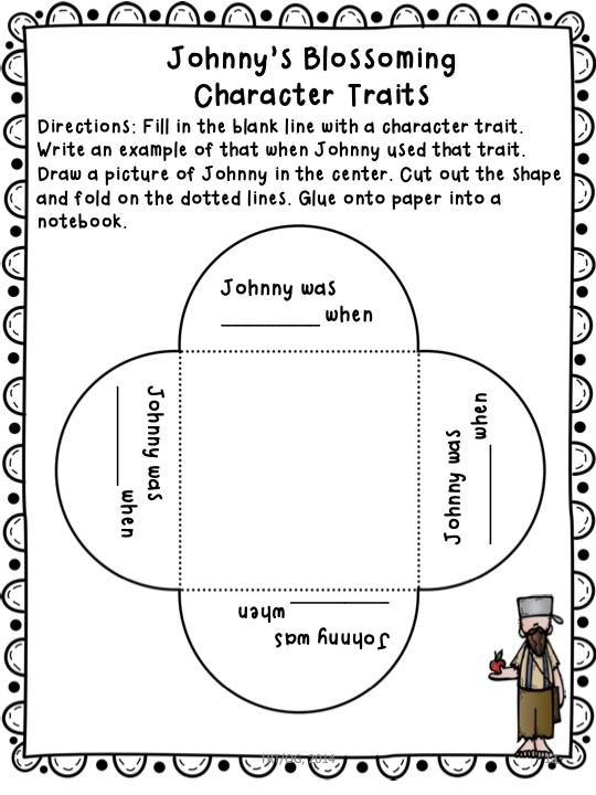 Johnny Appleseed Task Cards Literacy Center Non-Fiction Reading - The ...