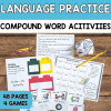 Compound Words Practice and Games Literacy Activity - The Literacy Nest