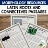Morphology Reading Passages for Latin Roots and Connectives - The ...