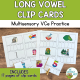Long Vowel Clip Cards - The Literacy Nest