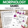 Orton-Gillingham Morphology Games FREEBIE - The Literacy Nest