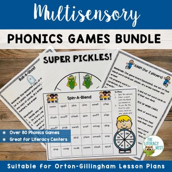 Orton-Gillingham: Multisensory Phonics Games Activities Bundle - The ...
