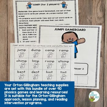 Orton-Gillingham: Multisensory Phonics Games Activities Bundle - The ...