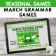 Verb Tenses Grammar Activities - St. Patrick's Day Grammar Activities ...