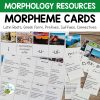 Morpheme Cards for Prefixes, Suffixes, Roots, Greek Forms - The ...