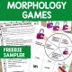 Orton-Gillingham Morphology Games FREEBIE - The Literacy Nest