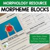 Morphology Cards for Prefixes, Suffixes, Roots, Greek Forms - The ...
