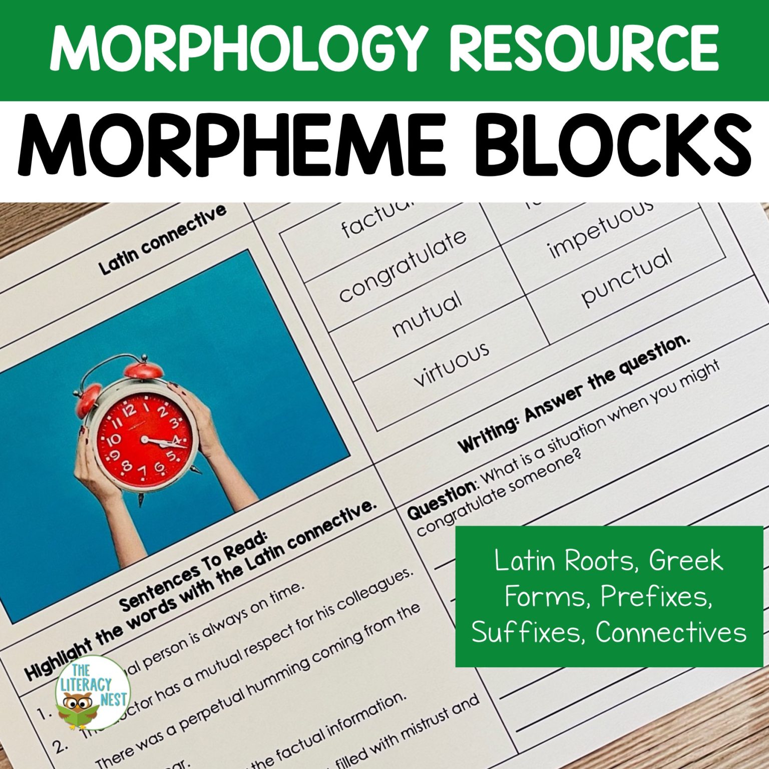 Orton-Gillingham Morphology Games FREEBIE - The Literacy Nest