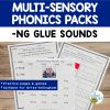 NG Glued Sounds Phonics Activities for Orton-Gillingham Lessons - The ...