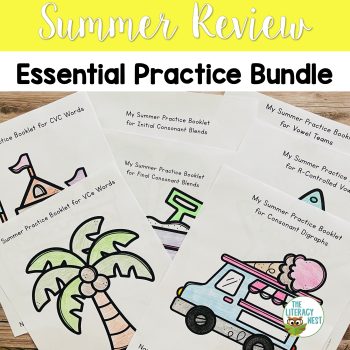 Summer Review: Vowel Teams and Diphthongs Phonics Activities and ...