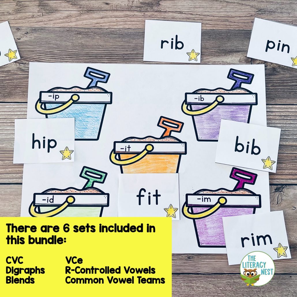 Summer Review Phonics Activities Bundle - The Literacy Nest