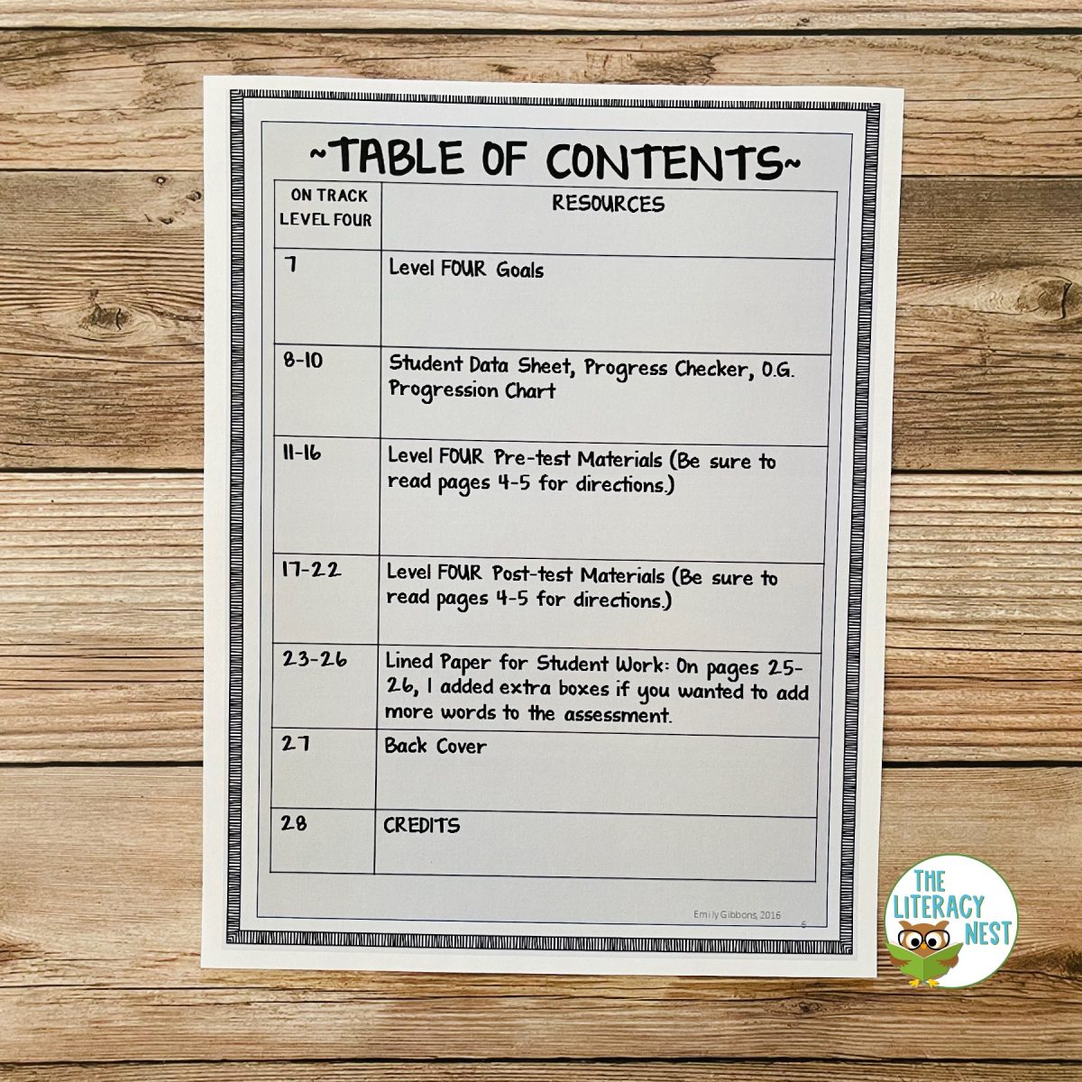 Orton-Gillingham Assessment Pre and Post Tests Leveled Placement LEVEL ...