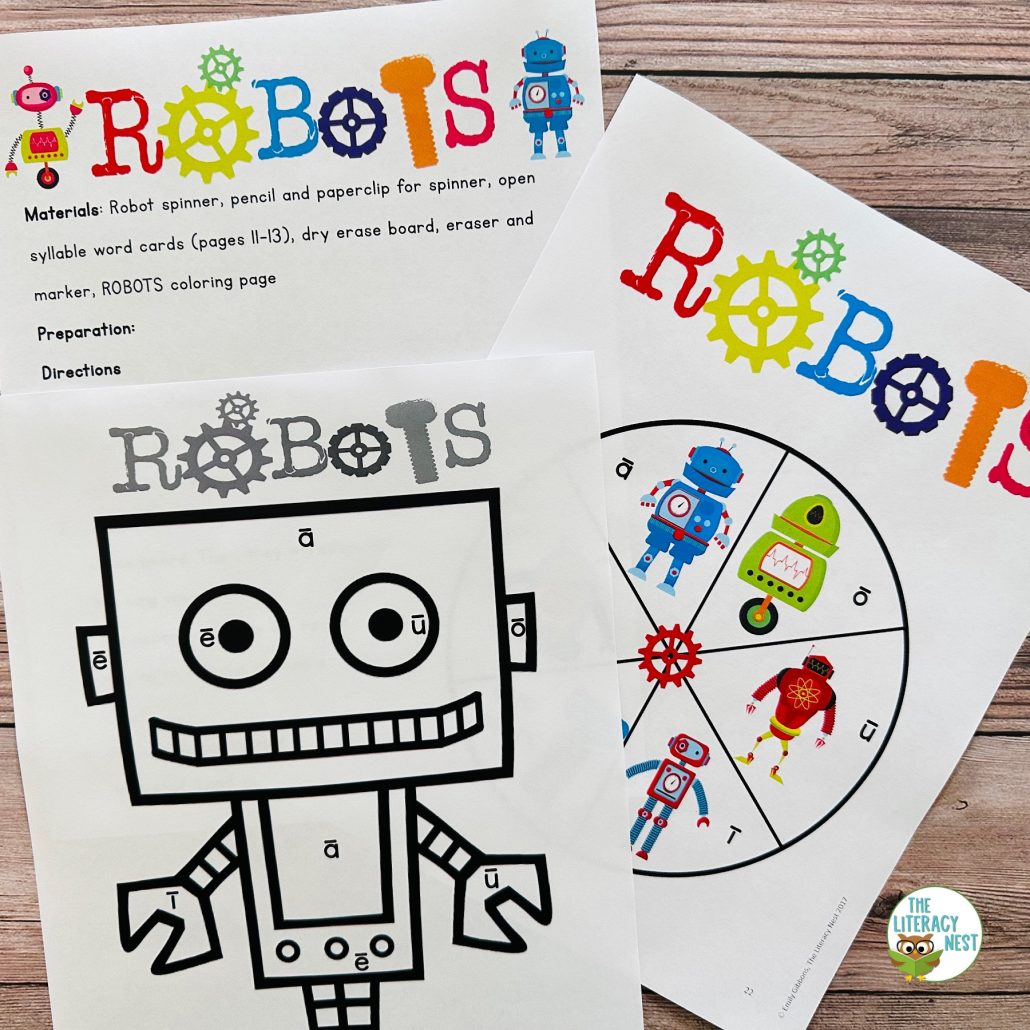Open Syllables Orton-Gillingham Activities - The Literacy Nest