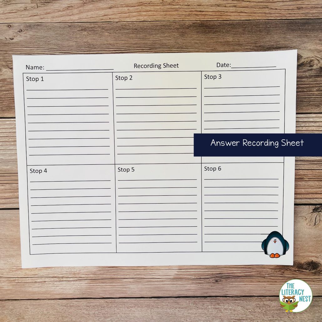 Penguins QR Codes Nonfiction Task Cards for January Literacy Centers ...