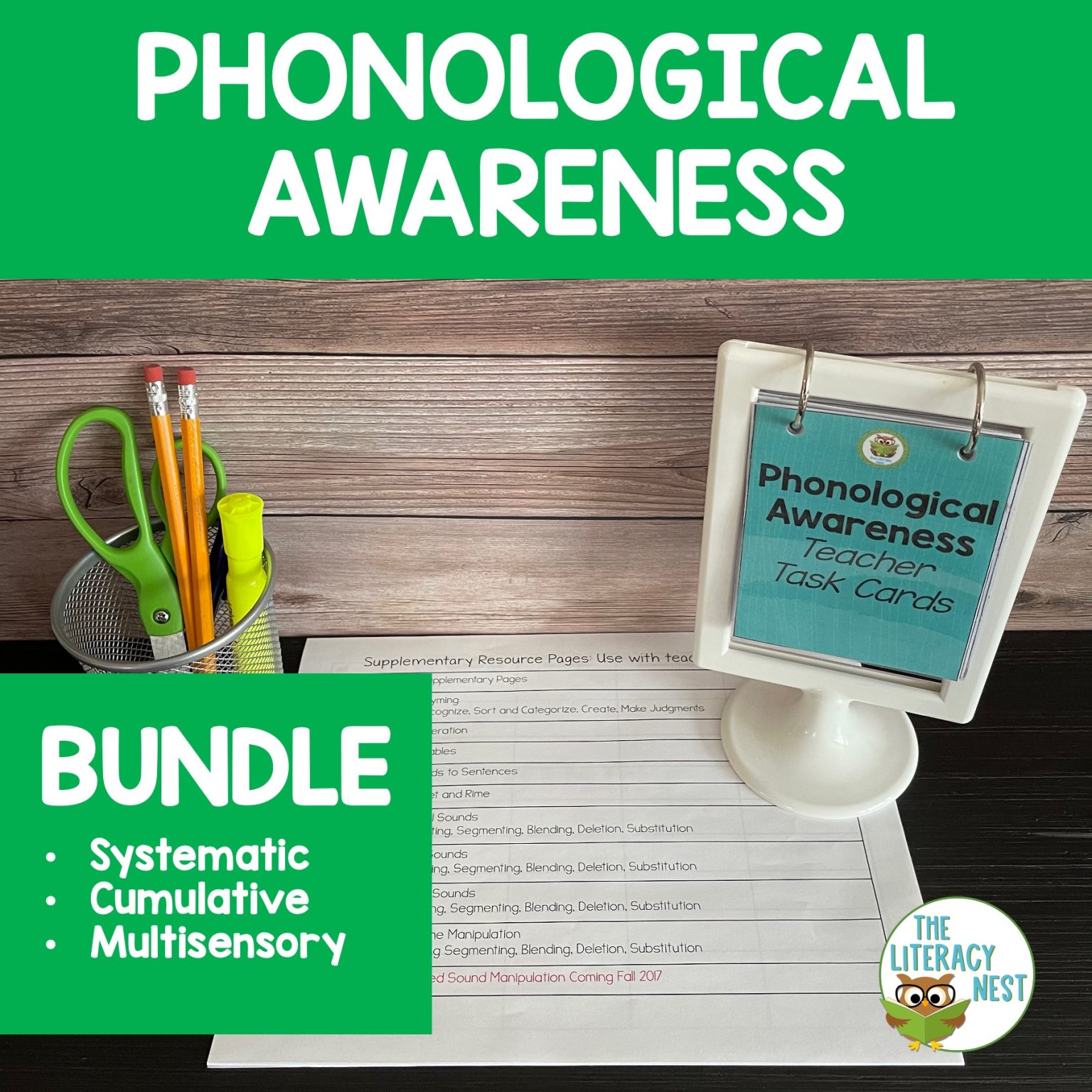 Phonemic Awareness Multisensory Cards Orton-Gillingham Teaching ...