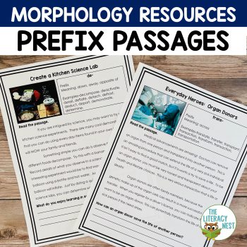 Morphology Reading Passages for Prefixes - The Literacy Nest