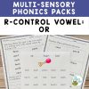 Syllable Types R-Controlled Vowels for Orton-Gillingham Lesson Plans ...