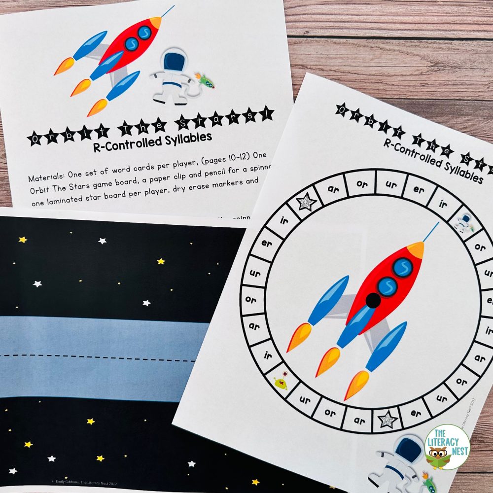 Syllable Types R-Controlled Vowels for Orton-Gillingham Lesson Plans ...