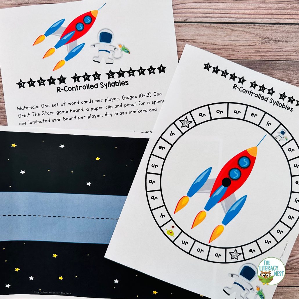 Syllable Types R-Controlled Vowels for Orton-Gillingham Lesson Plans ...