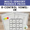 R-Controlled Vowel UR Phonics Activities for Orton-Gillingham Lessons - The Literacy Nest